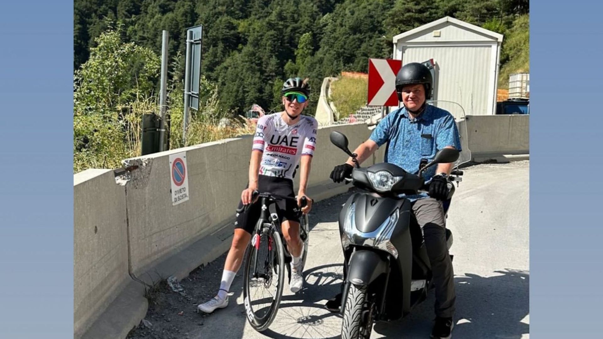 Chez les Wellens, le seul à pouvoir suivre Tadej Pogacar… C’est le Papa ...