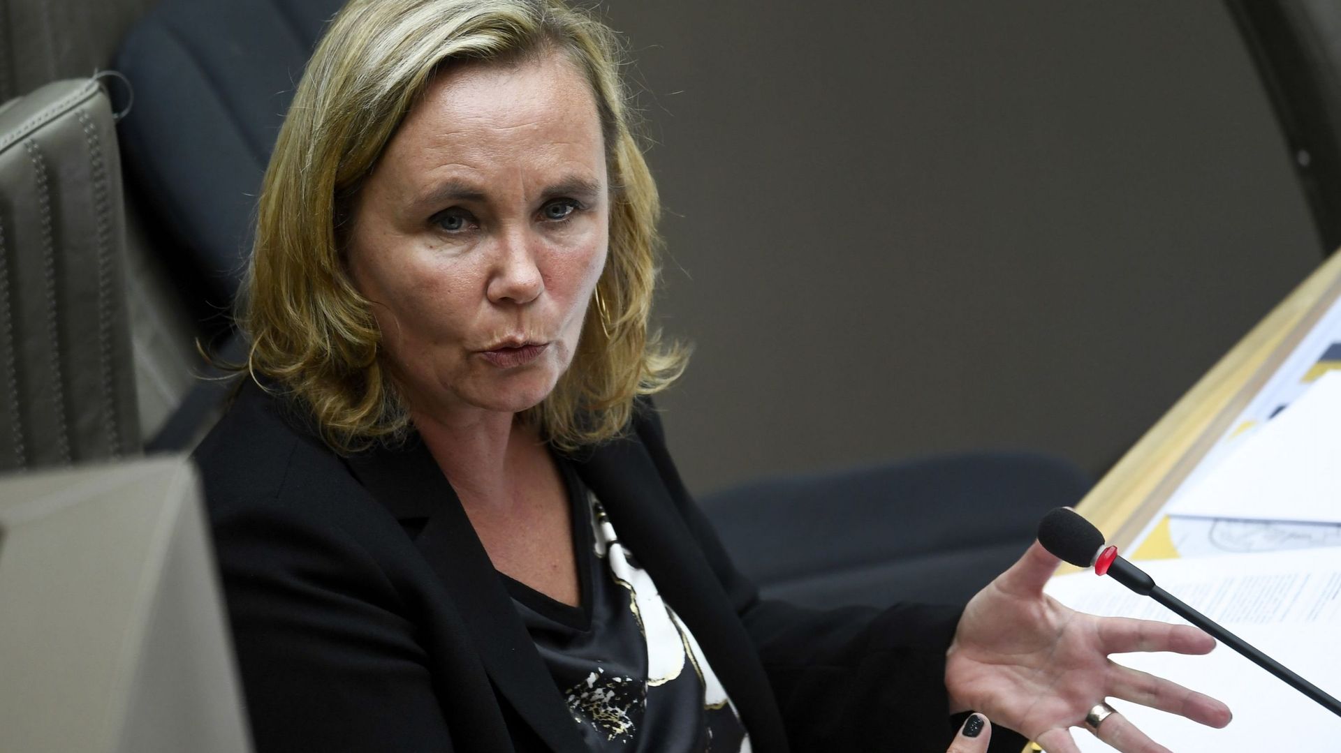 La ministre flamande Liesbeth Homans (N-VA) devra passer la nuit à l ...