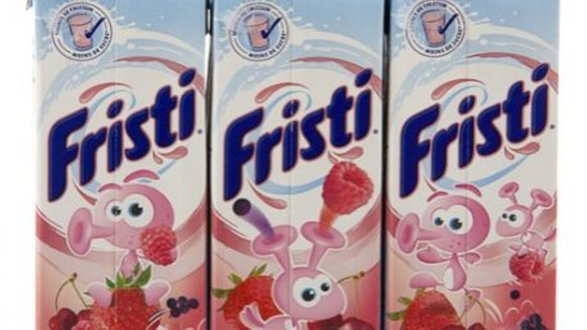 Rappel de yaourt à boire aux fruits rouges de la marque Fristi - RTBF Actus