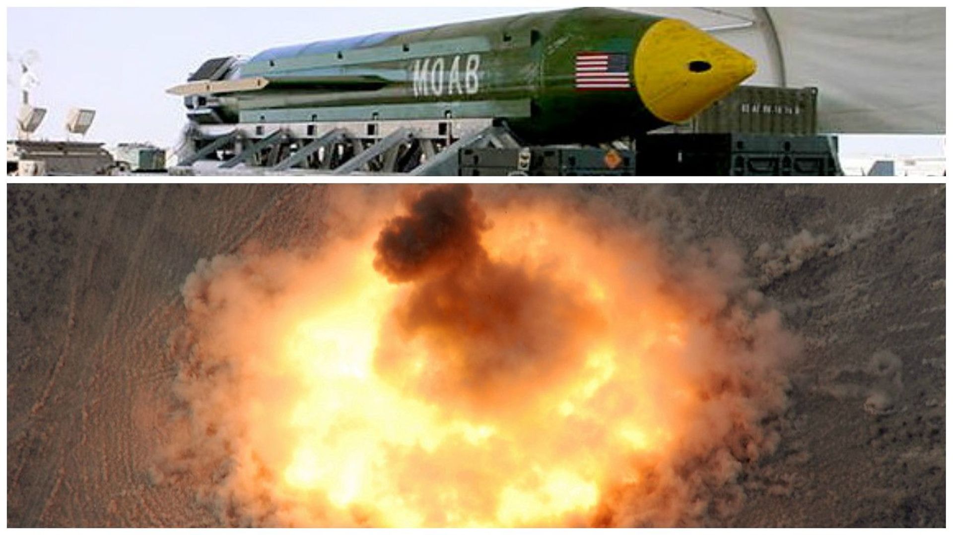 Afghanistan: la méga bombe US 'MOAB' a tué 36 combattants de l'EI ...