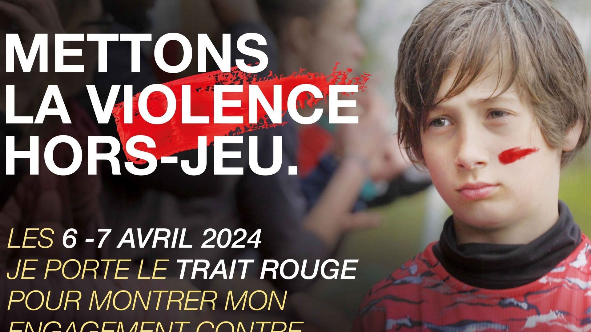 'Mettons la violence hors-jeu' : grande action de sensibilisation sur ...