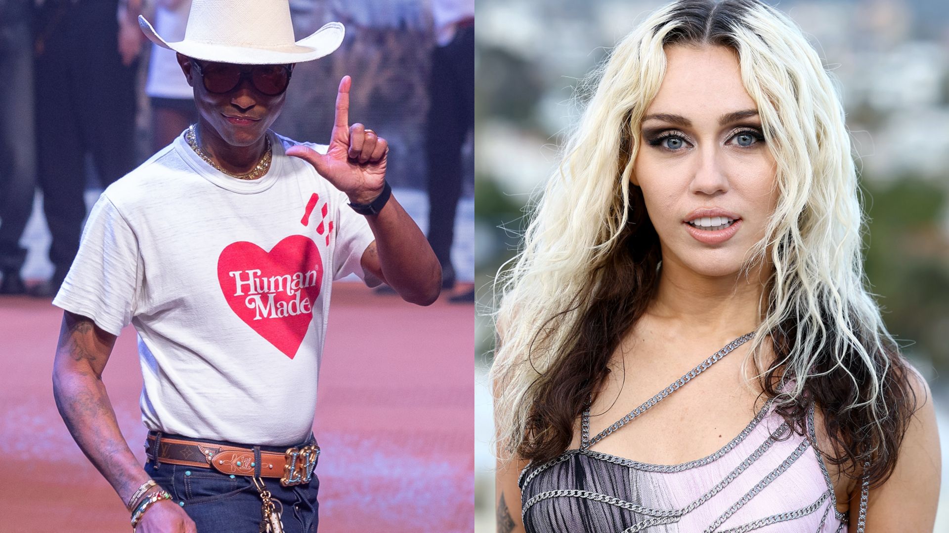 Un titre inédit de Miley Cyrus diffusé au défilé Louis Vuitton homme à ...