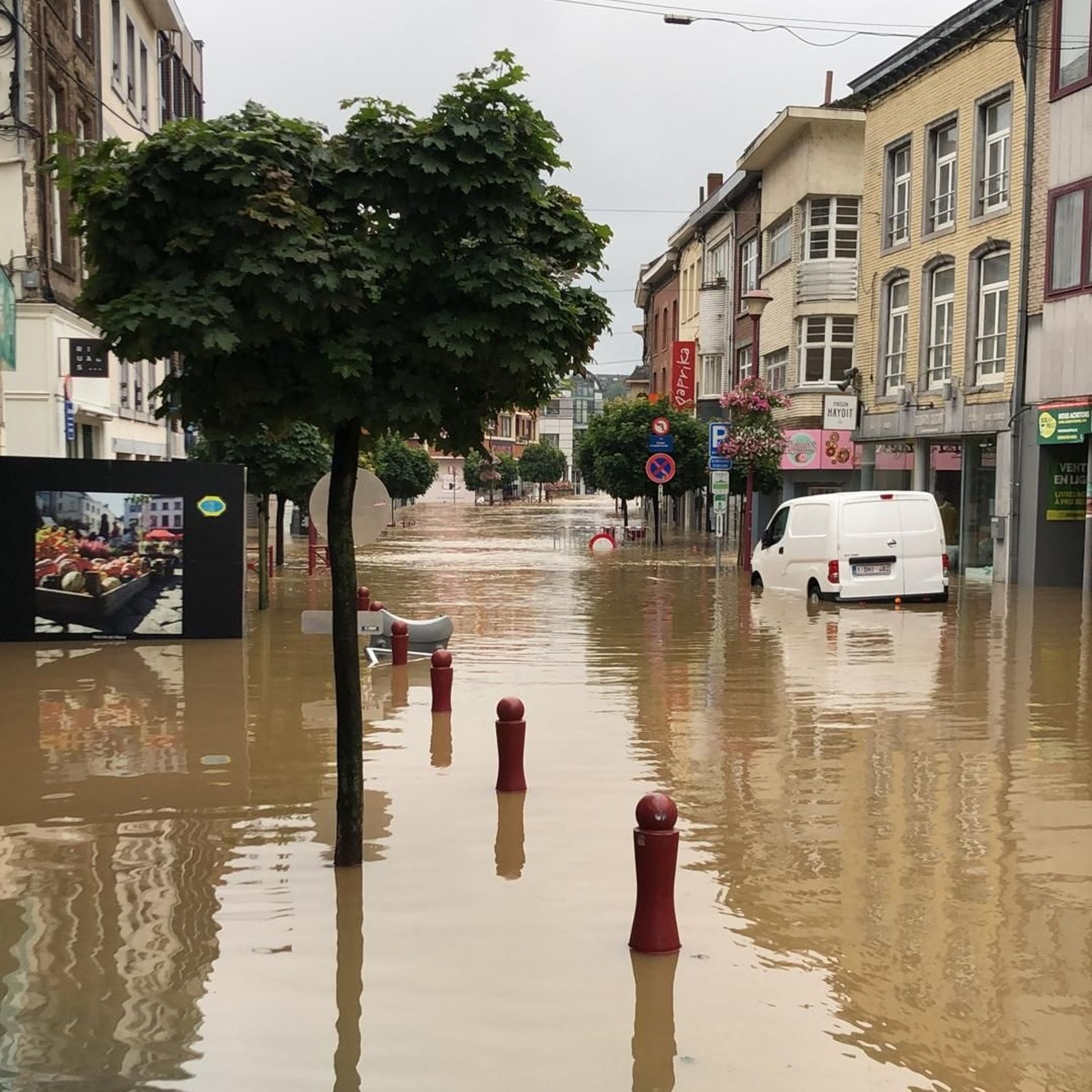 Les images du Brabant Wallon : un mètre cinquante d’eau dans le centre ...