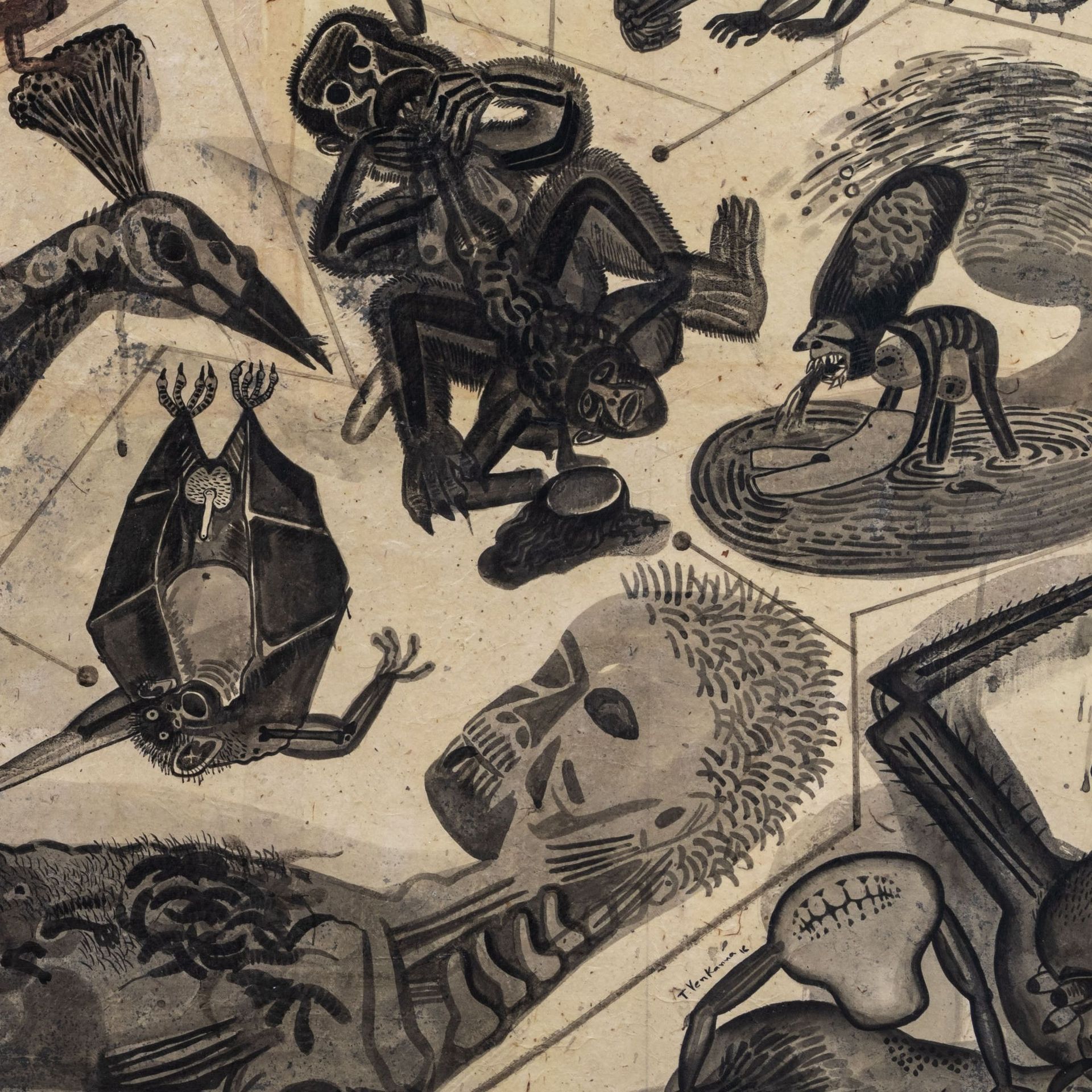 Looking For Peace, opération coup de poing avec le peintre indien T ...