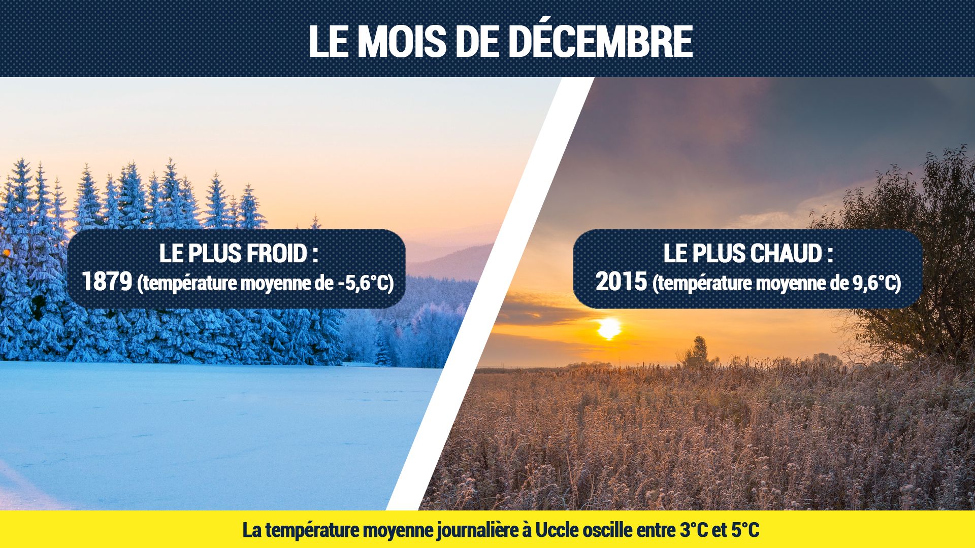 Le meilleur et le pire des mois de décembre en Belgique : entre froid ...