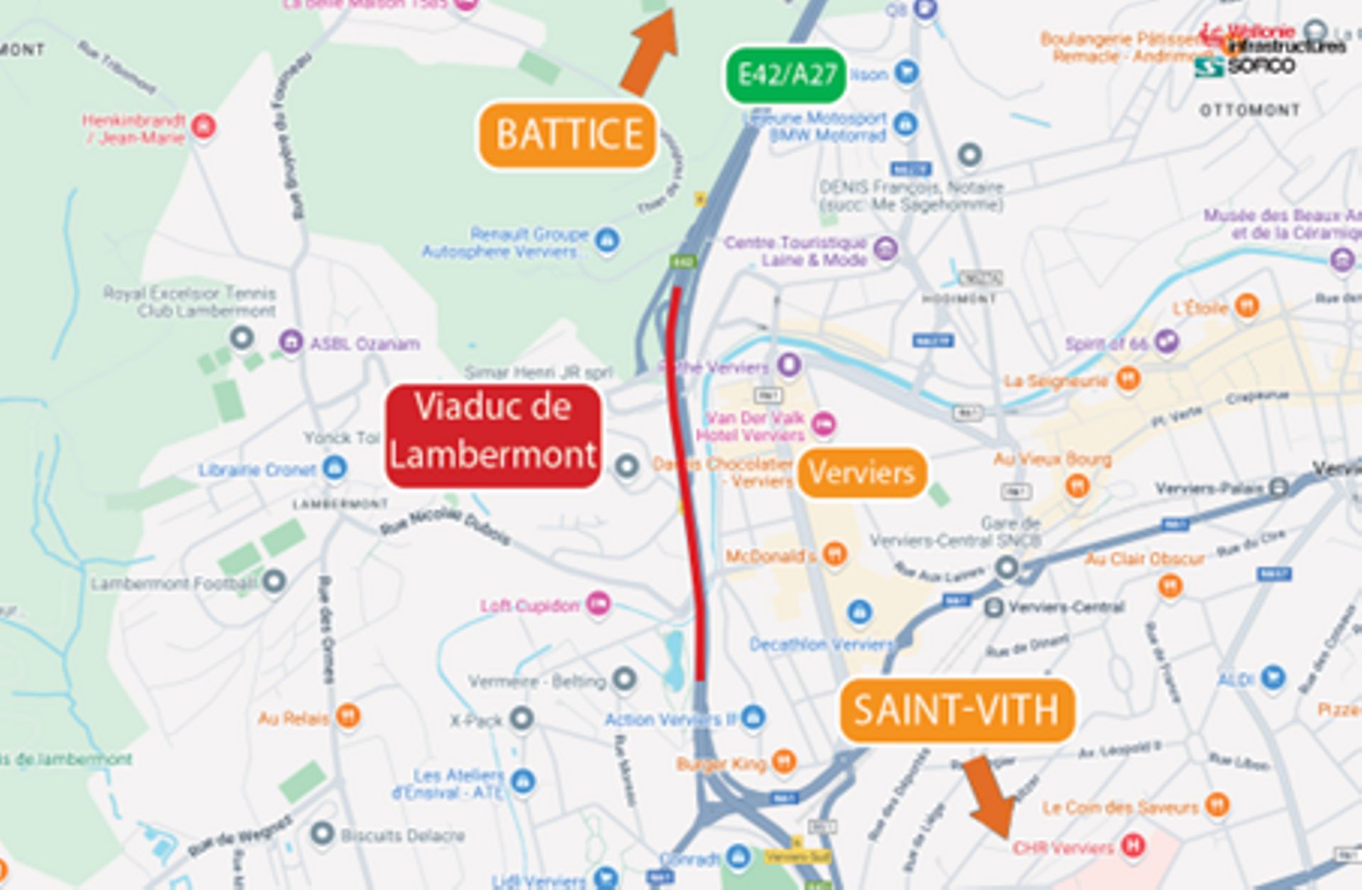 Verviers : lancement de la réhabilitation du viaduc de Lambermont ...