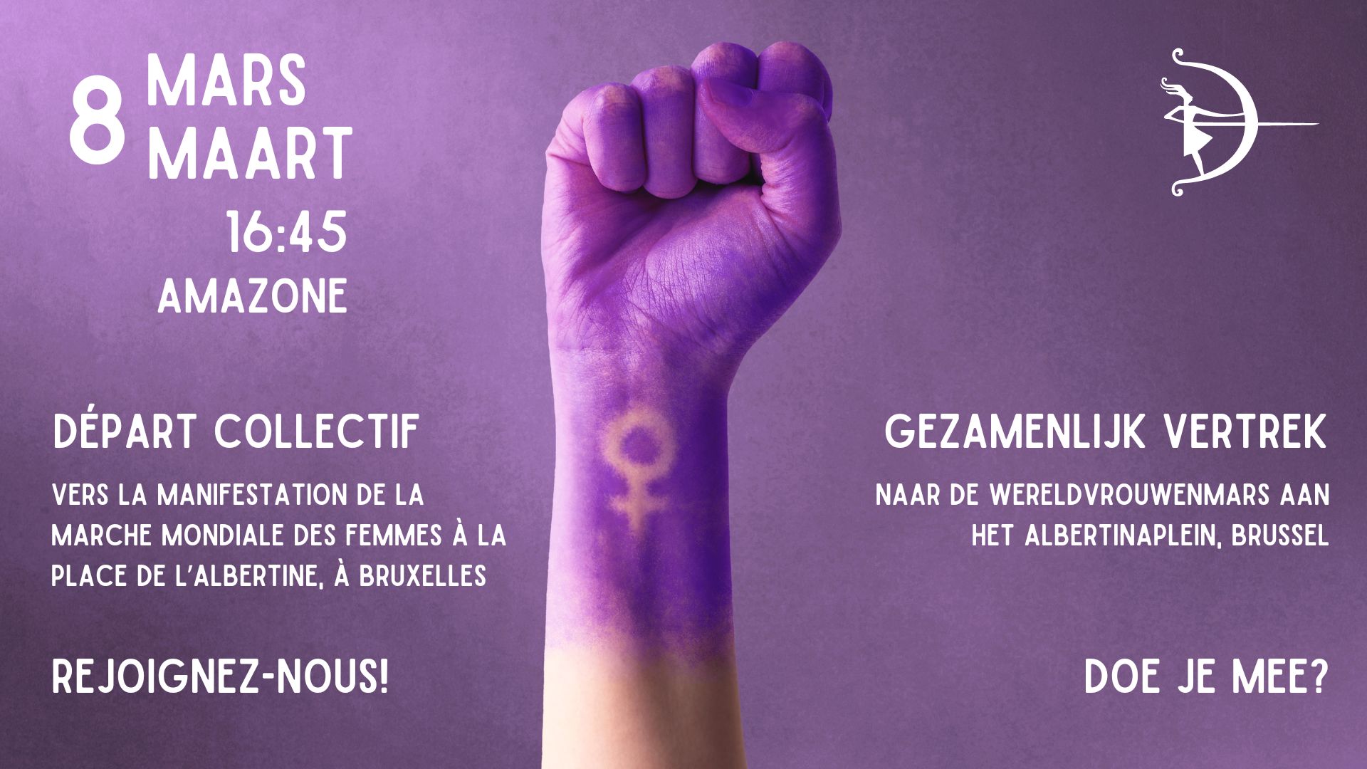 Autour du 8 mars, de nombreux événements prévus à Bruxelles et en ...