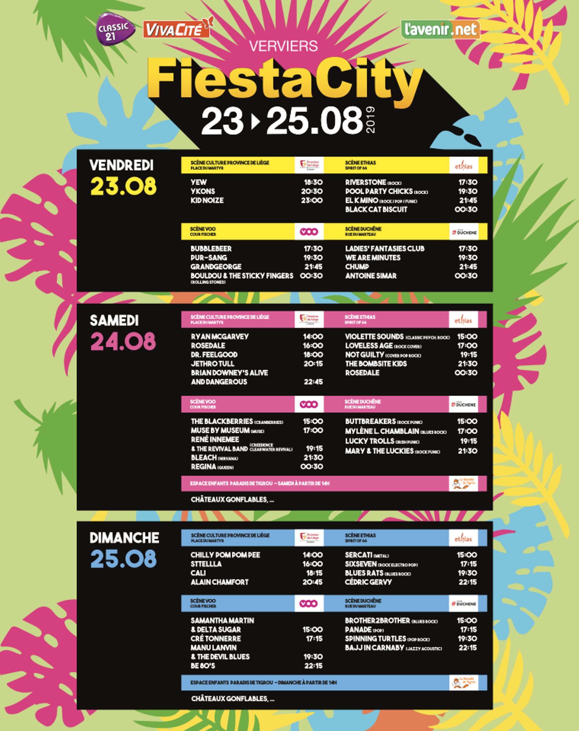 En direct de la Fiesta City - RTBF Actus