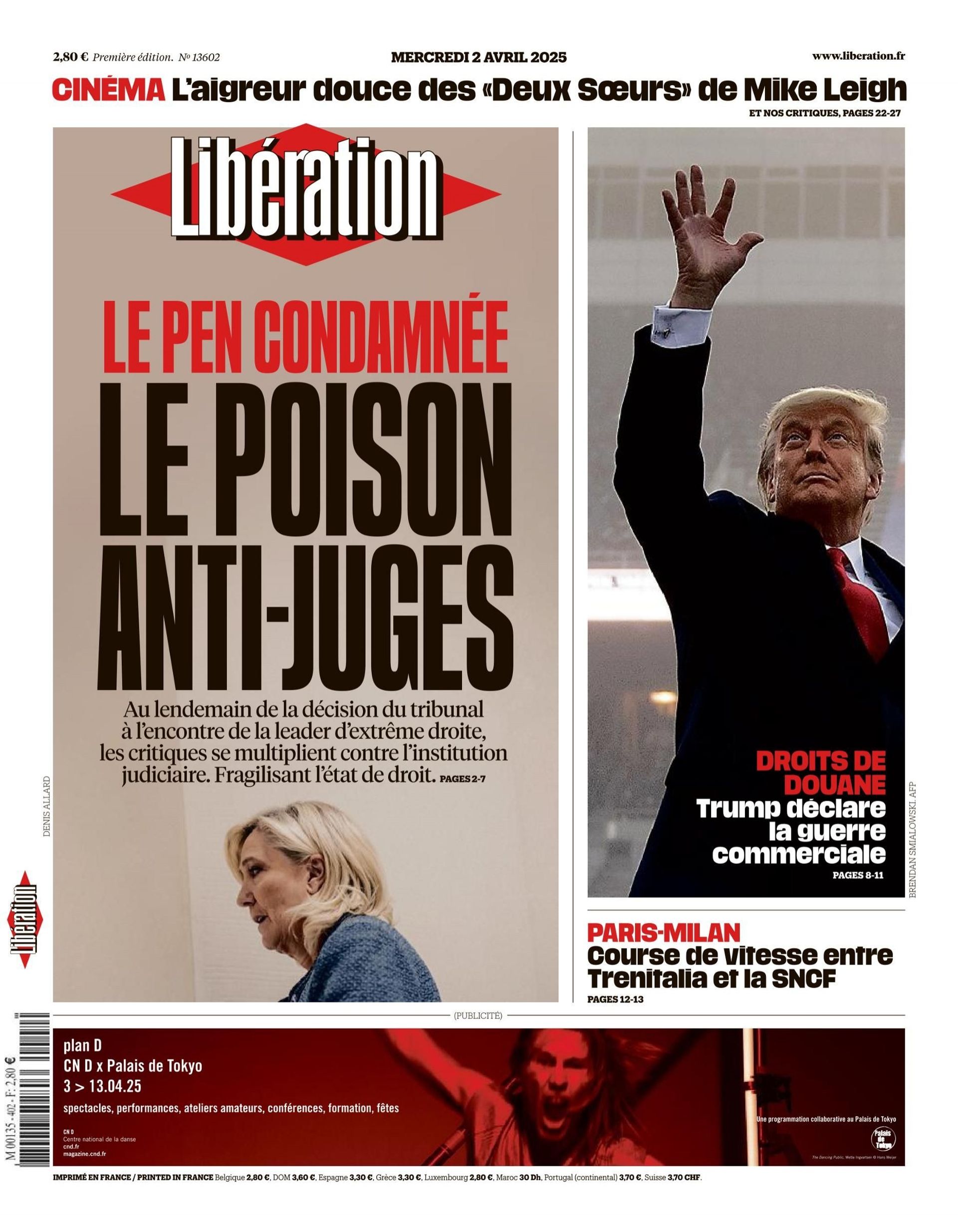 La revue de presse - condamnation de Marine Le Pen : la Justice a parlé ...