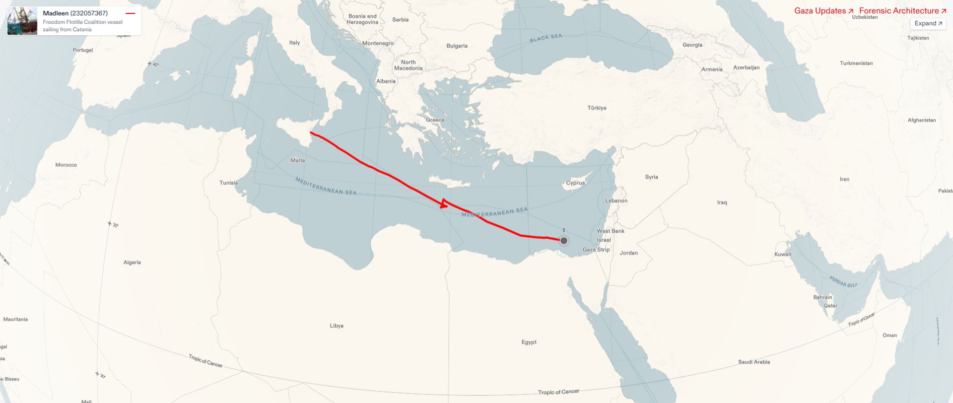Israël avait-il le droit d’arraisonner le bateau Madleen en route pour ...