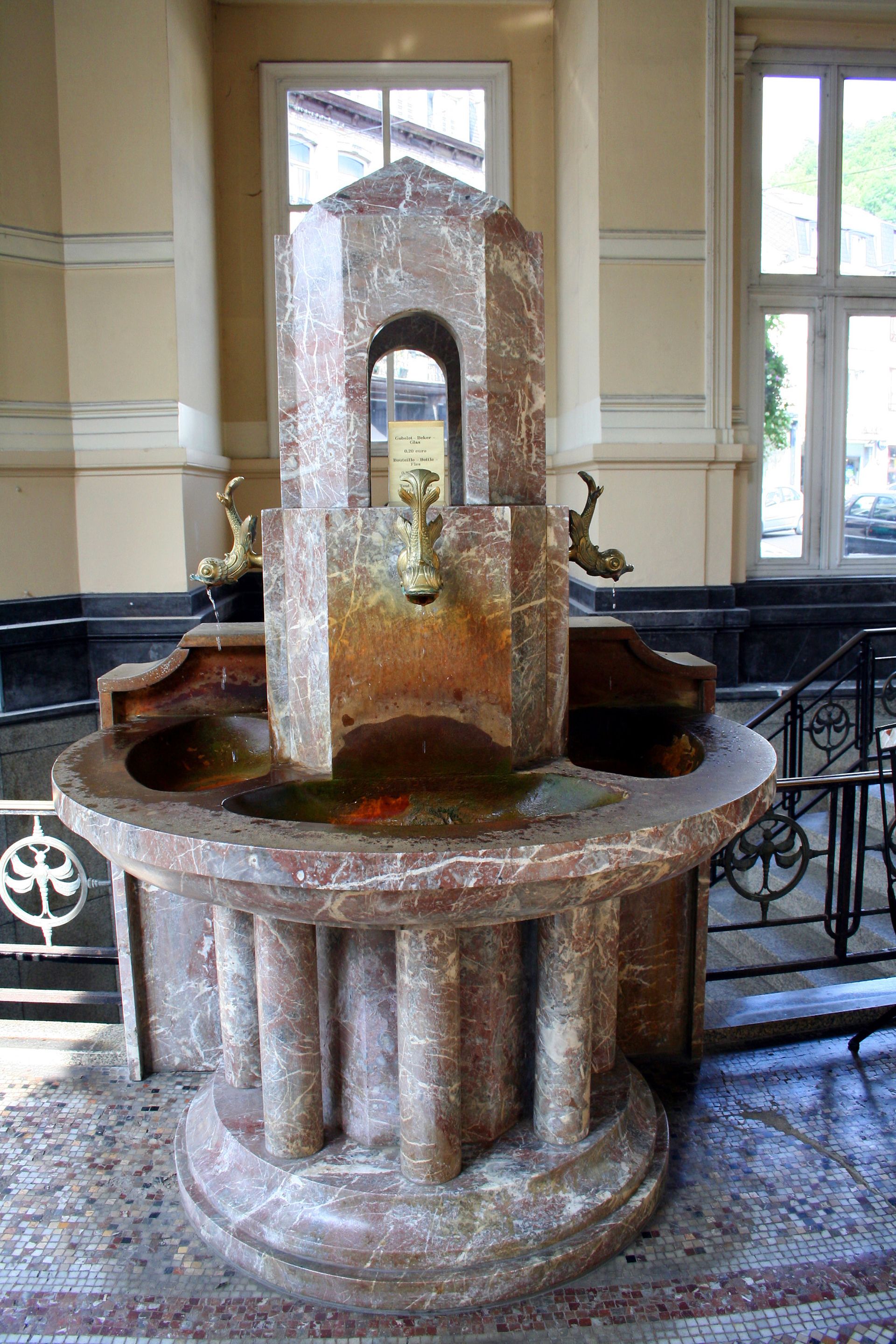 [Mary] The trophy from Spa for this year is made from an oak tree root ...