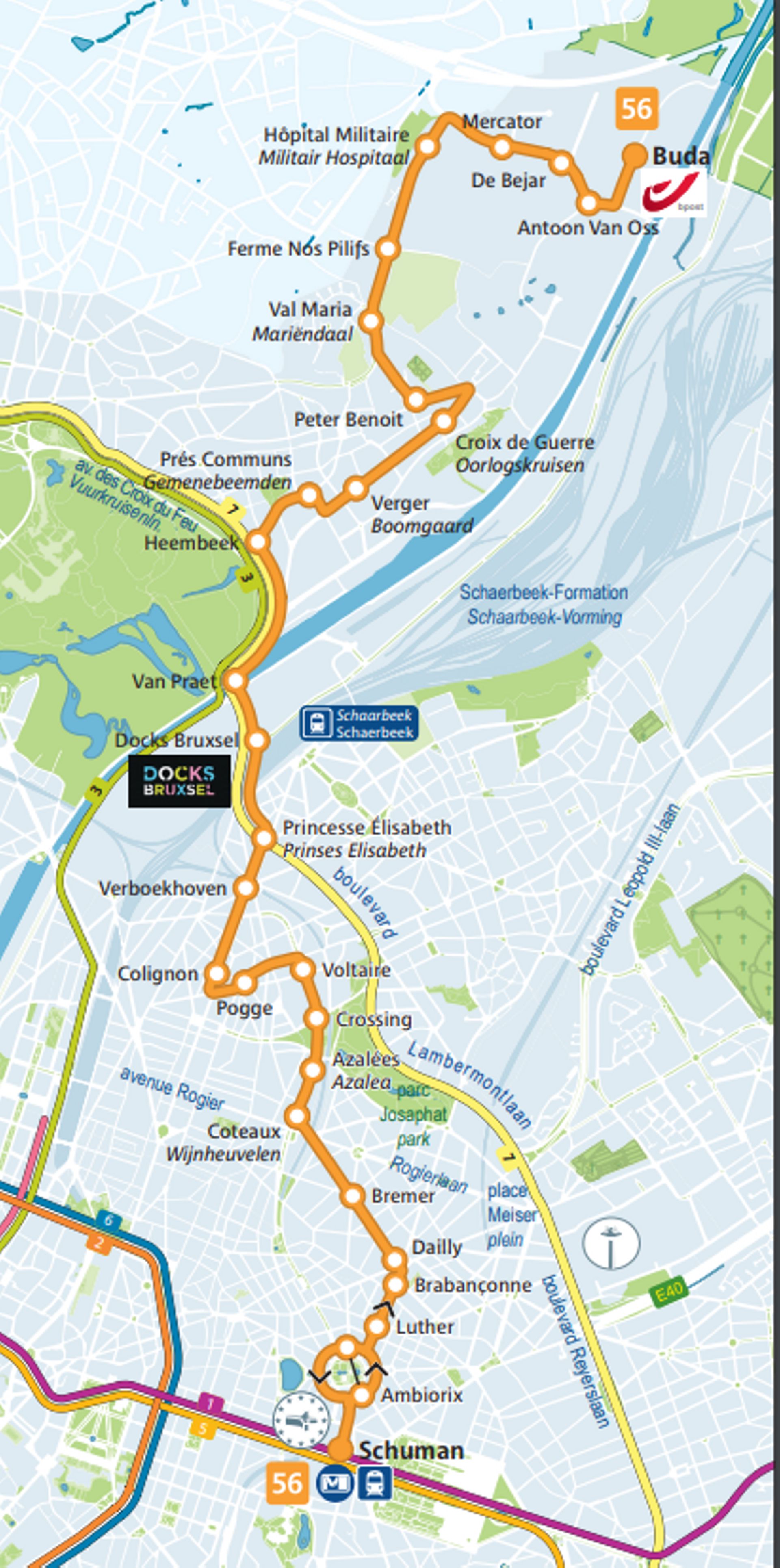 STIB: la nouvelle ligne 56 mise en service le 2 mars - RTBF Actus