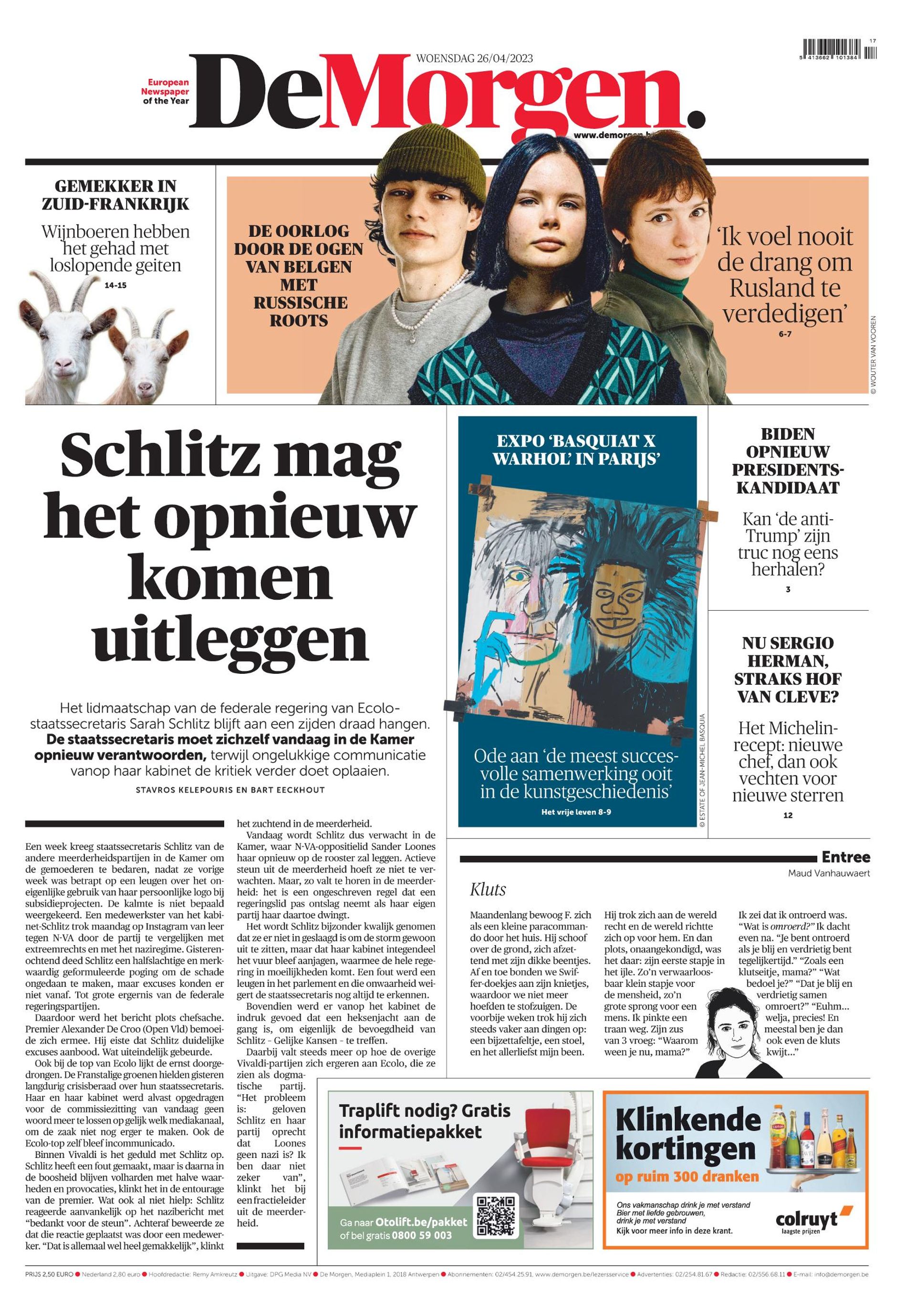 La revue de la presse : Sarah Schlitz, le carambolage spectaculaire ...