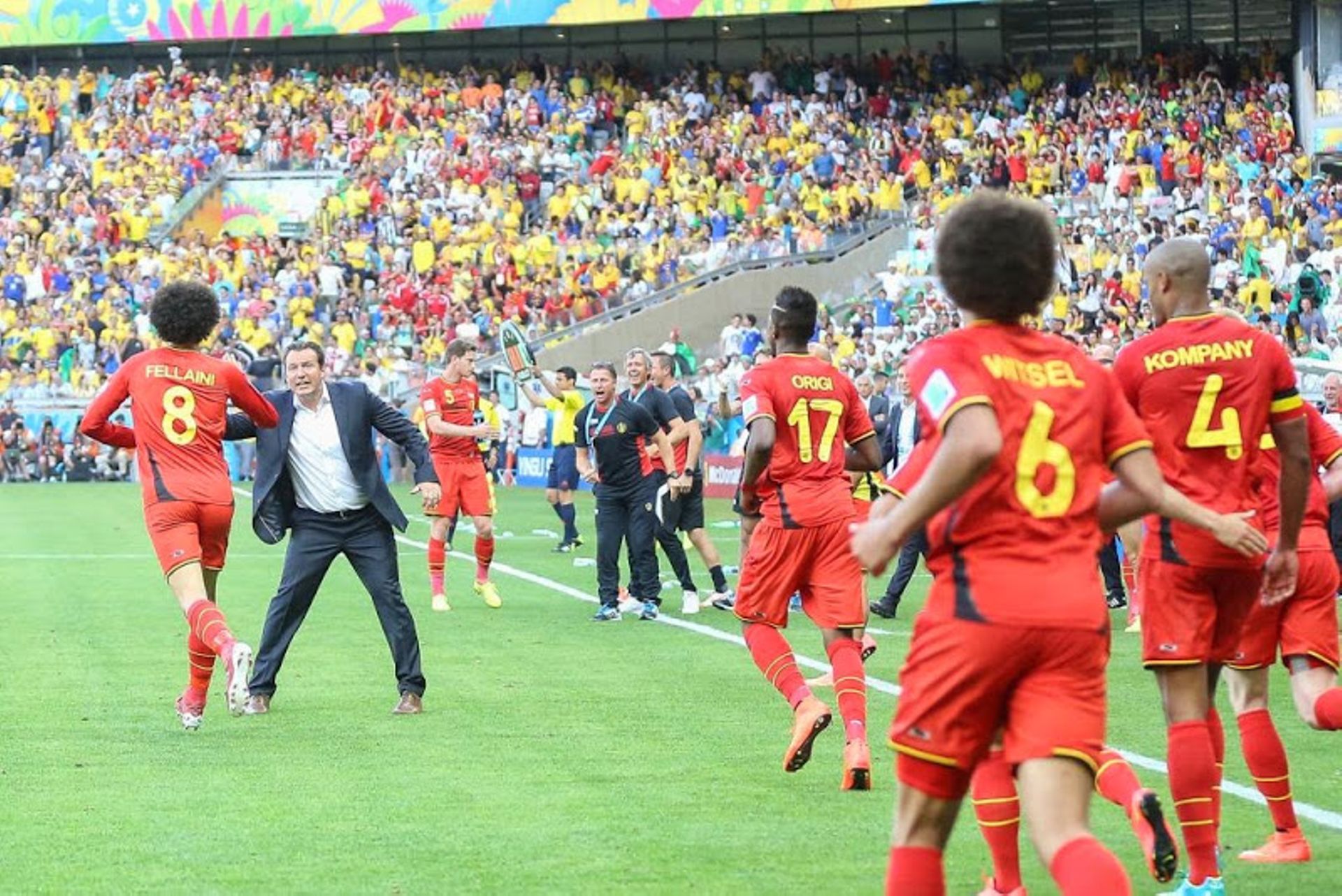 La qualification des Diables Rouges résumée en 28 photos - rtbf.be