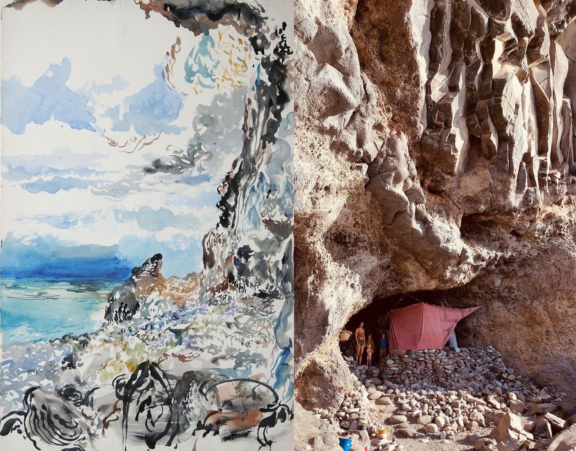 Charley Case 'exilé de la société en flammes' livre ses dernières œuvres depuis l'île de La ...