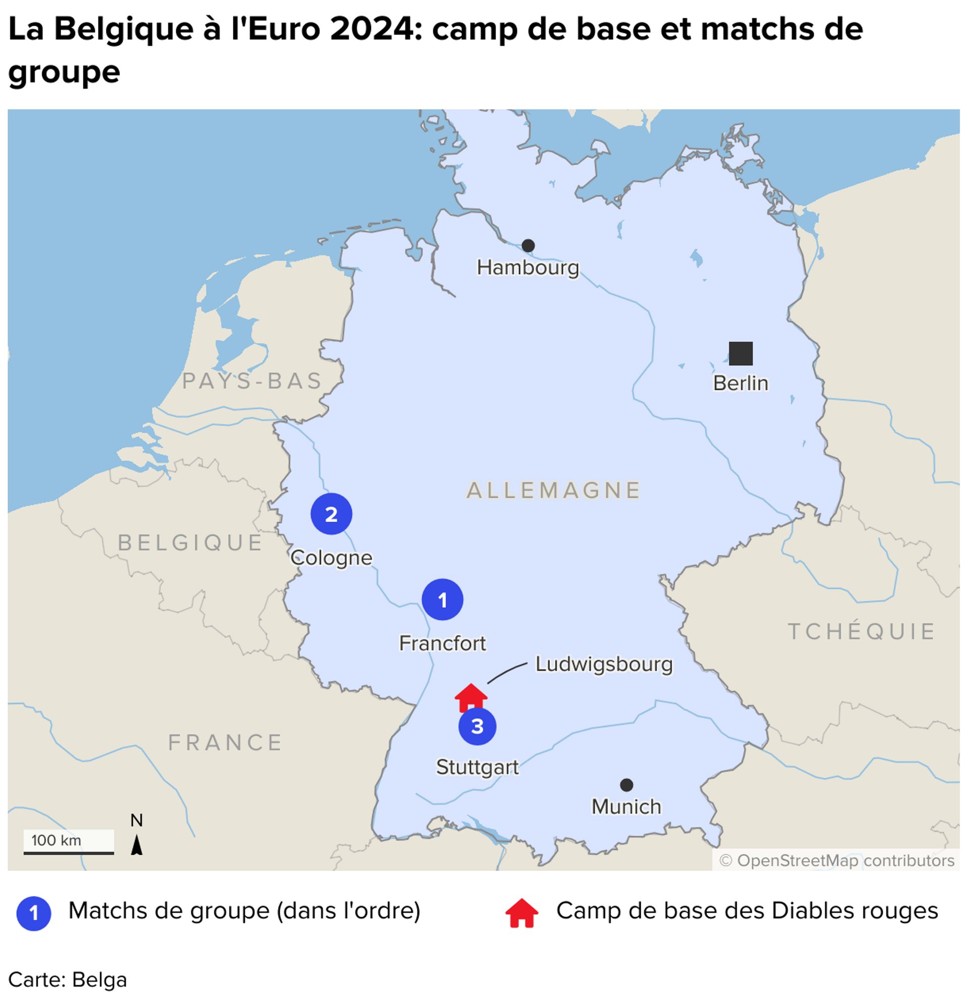 Euro 2024 : quel est le calendrier des Diables Rouges ? Dans quelles ...