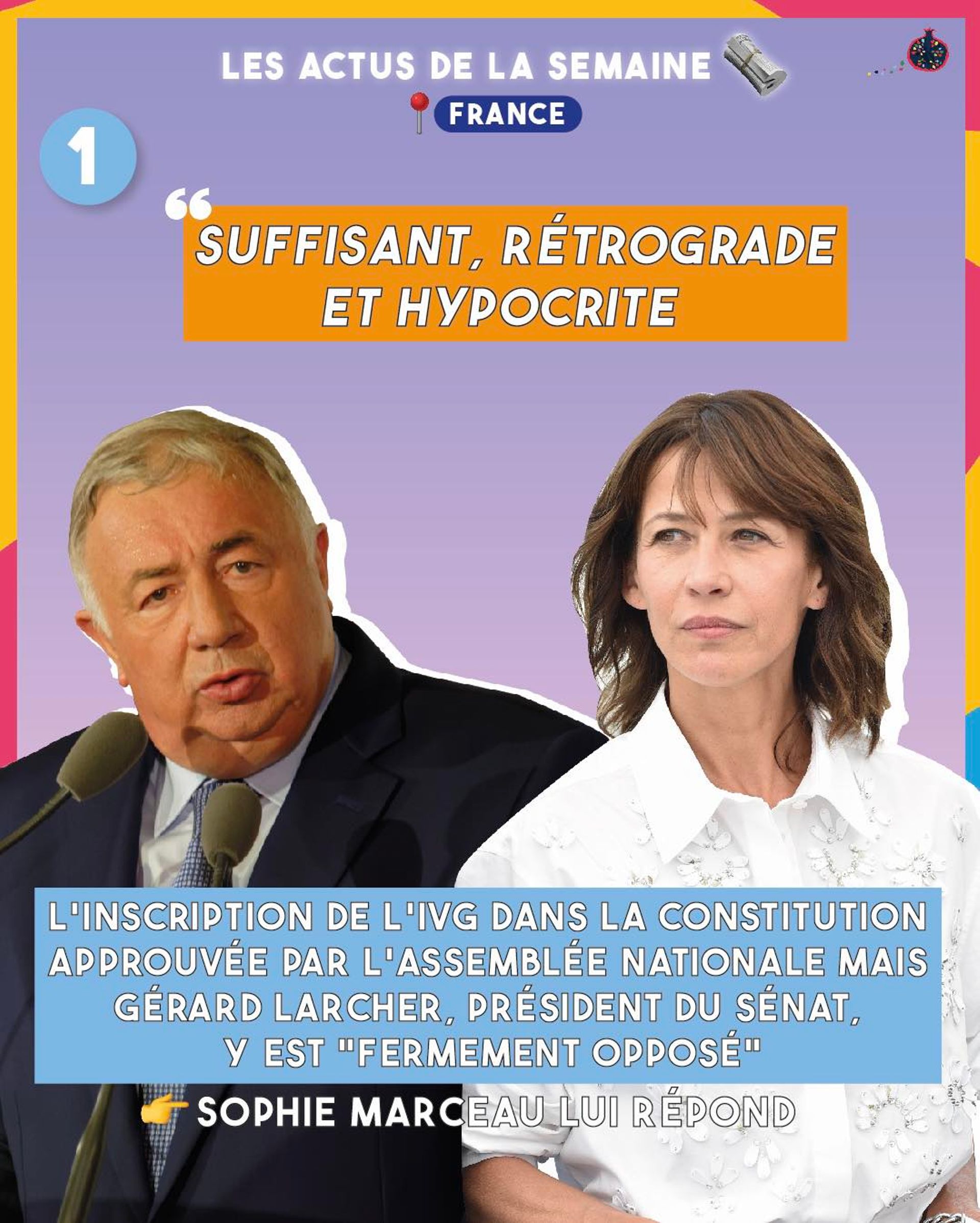 IVG dans la Constitution française, Gaza, Natalie Portman,… : le récap ...