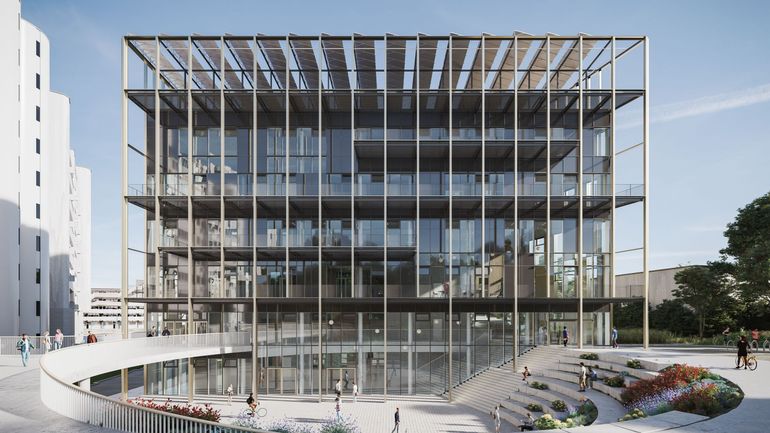 ULB-VUB : la bibliothèque du futur sort de terre - RTBF Actus