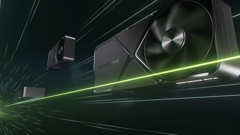 NVIDIA dévoile ses cartes graphiques RTX 4000 Super lors du CES de Las ...
