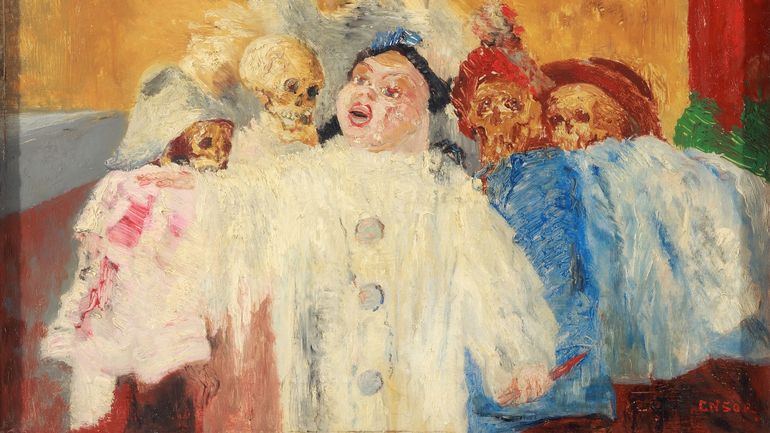À Anvers, quatre expositions sur James Ensor pour les 75 ans de sa ...