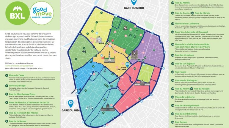 Un nouveau plan de circulation à Bruxelles - RTBF Actus