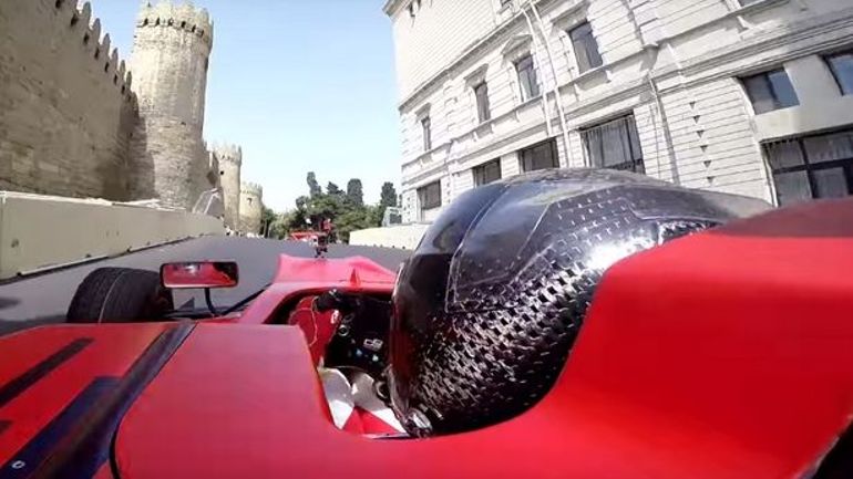 F1 : Le circuit de Bakou en caméra embarquée - RTBF Actus