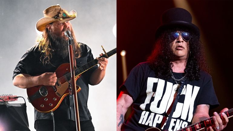 Slash dévoile une superbe reprise d’un hit de Fleetwood Mac avec Chris Stapleton - RTBF Actus