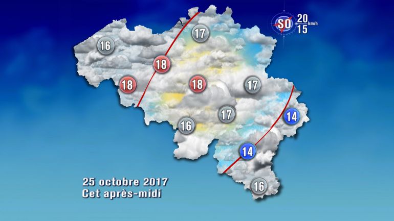Météo: un temps sec et doux pour ce mercredi - RTBF Actus