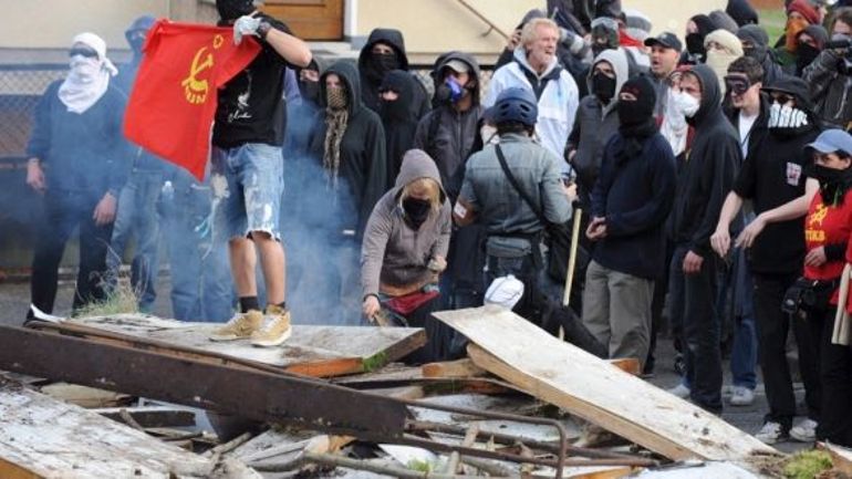 Sommet OTAN: nouveaux affrontements à Strasbourg - RTBF Actus