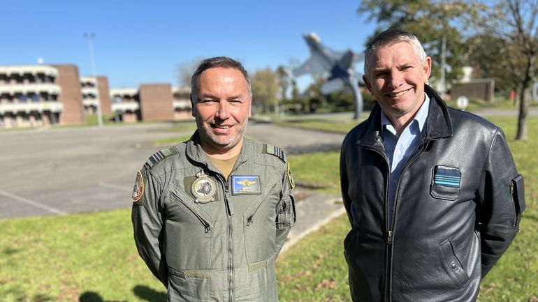 Un nouveau commandant à la base aérienne de Florennes - RTBF Actus