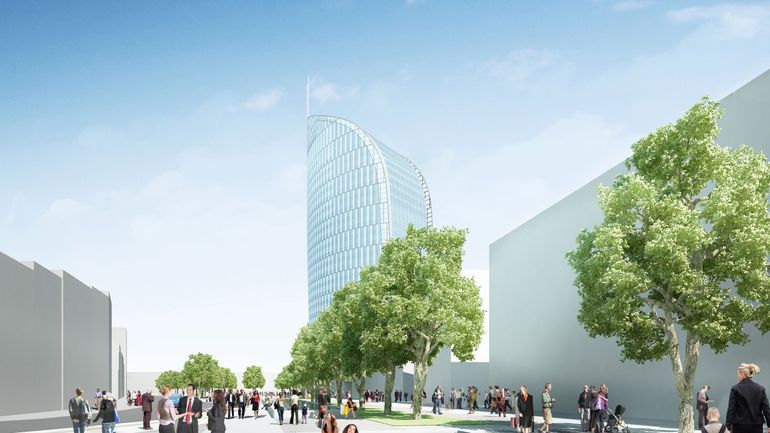 Liège : permis validé pour la future tour des Finances - RTBF Actus