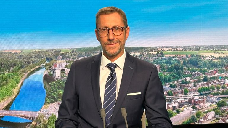 Sacha Daout à la présentation des JT du week-end - RTBF Actus