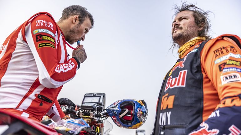 Toby Price et Sam Sunderland, vainqueurs du Dakar en moto, réunis dans ...