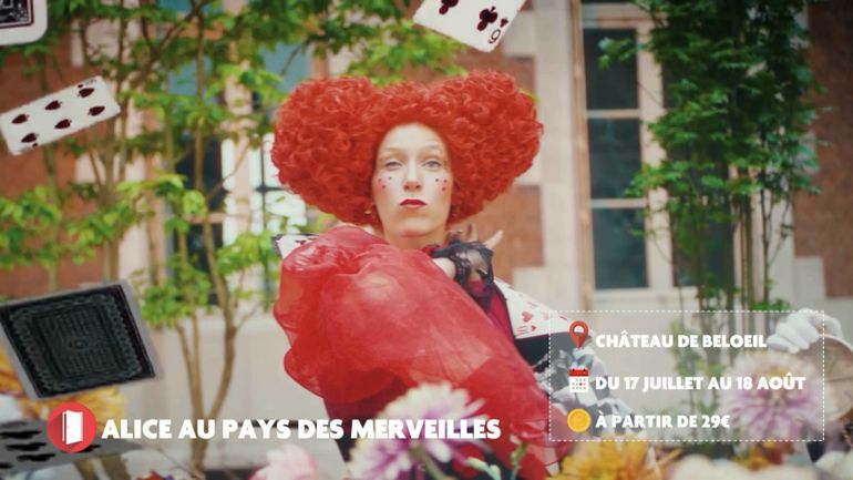 Immersion dans le rêve éveillé d’Alice au Château de Beloeil - RTBF Actus