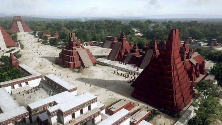 La plus grande ville de la civilisation maya revêt ses couleurs d’antan ...