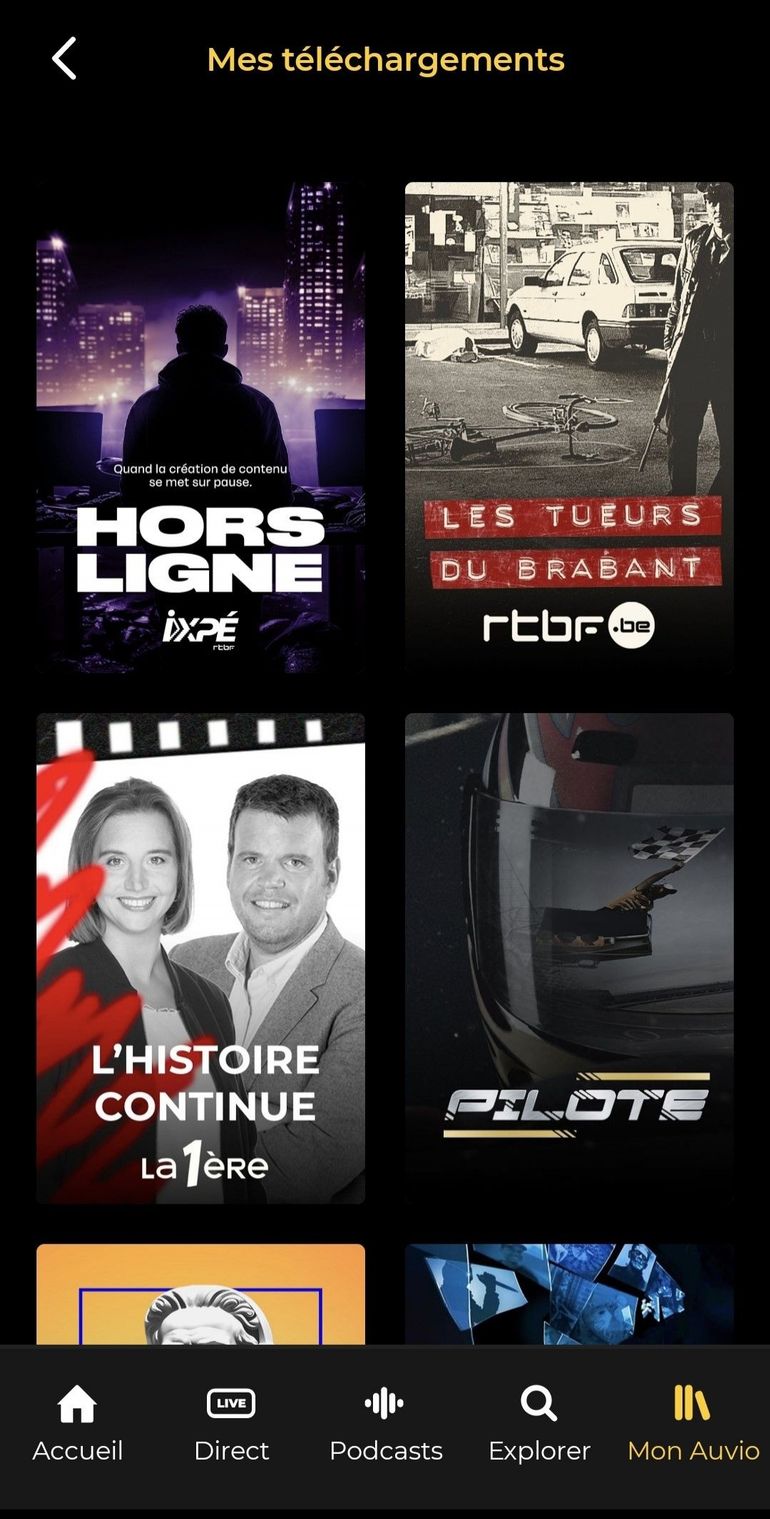 Auvio : le téléchargement des podcasts est disponible dans l’application - RTBF Actus