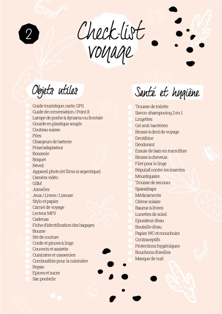 Voyage : une checklist pour ne rien oublier - RTBF Actus