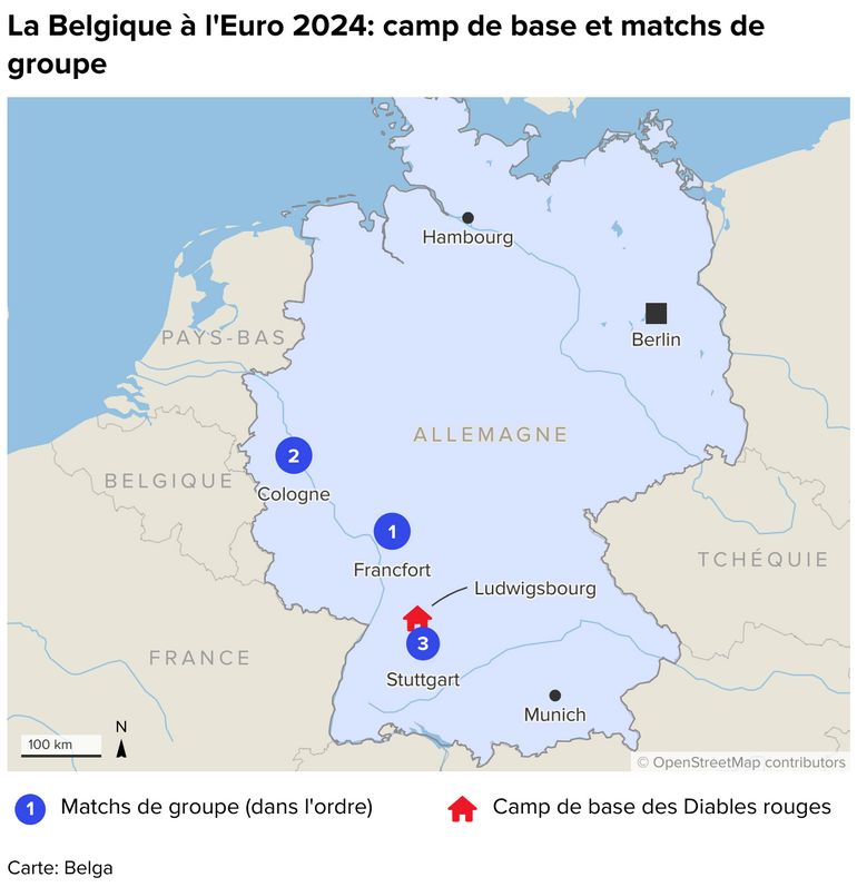 Euro 2024 : quel est le calendrier des Diables Rouges ? Dans quelles ...