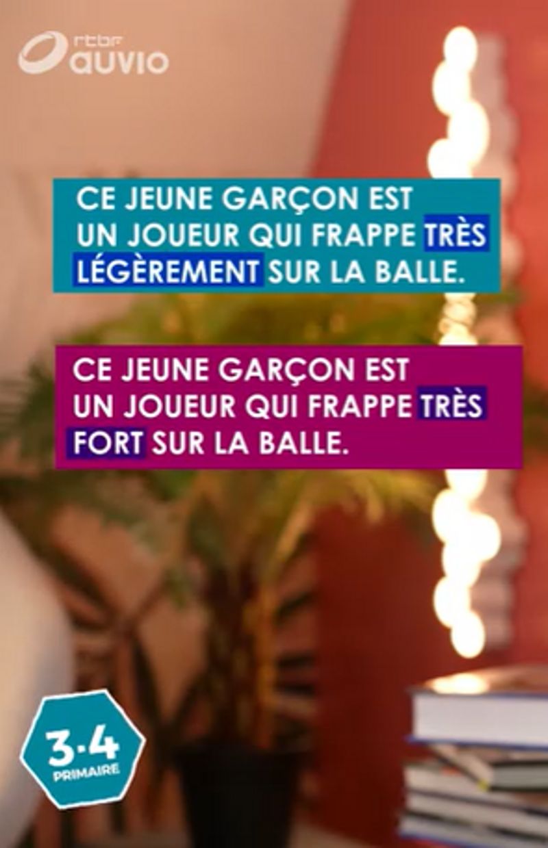 Révision de français avec les 3-4 : les adverbes - RTBF Actus