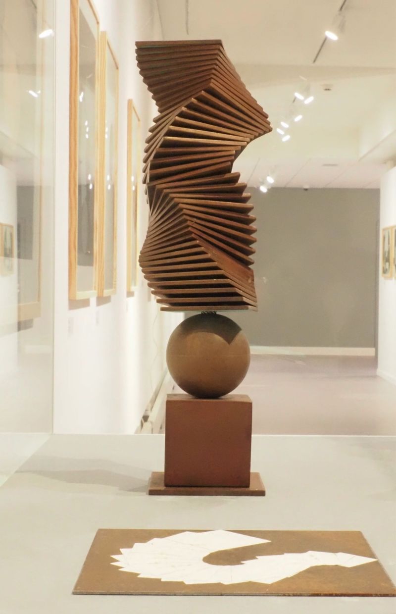 VA-ET-VIENT Pol Bury entre mobile et estampe à Centre de la Gravure - RTBF Actus